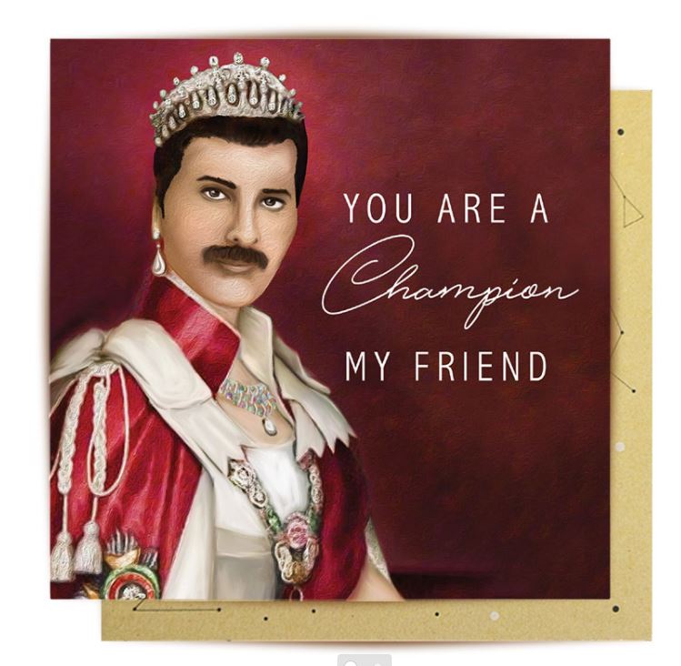 Greeting Card - You are the Champion – Blue Dog Posters