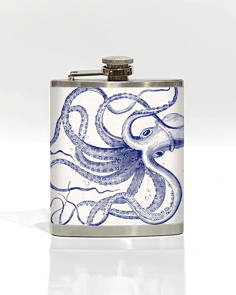 Kraken Octopus - Hip Flask – Blue Dog Posters