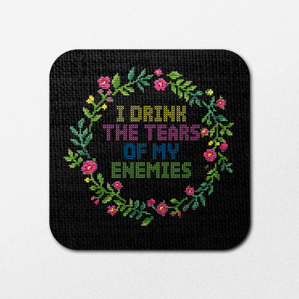 Tears of My Enemies Coaster – Blue Dog Posters