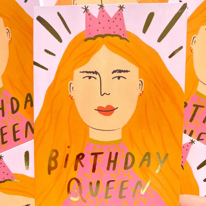 Birthday Queen Greeting Card – Blue Dog Posters