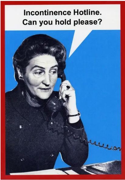 Hotline Greeting Card – Blue Dog Posters