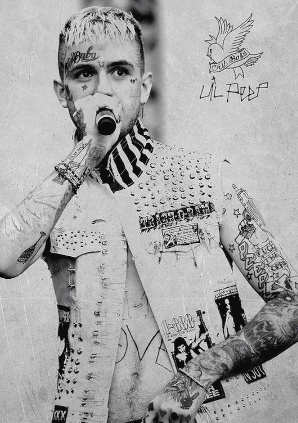 Lil Peep – Blue Dog Posters
