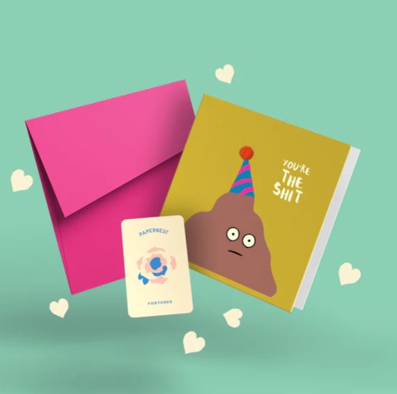 You Are The Shit Greeting Card – Blue Dog Posters