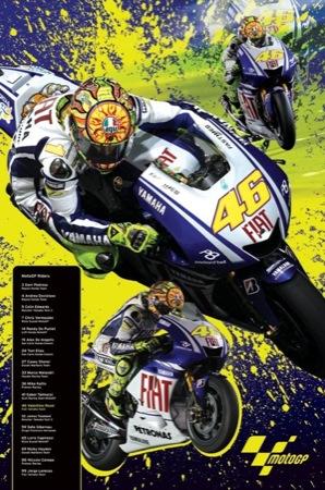 Moto GP Valentino Rossi – Blue Dog Posters