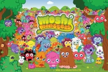 Moshi Monsters – Blue Dog Posters