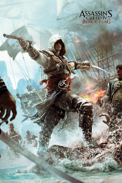 Assassins Creed 4 Edward – Blue Dog Posters