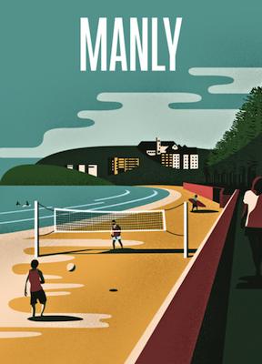 Manly by Liza Murphy – Blue Dog Posters