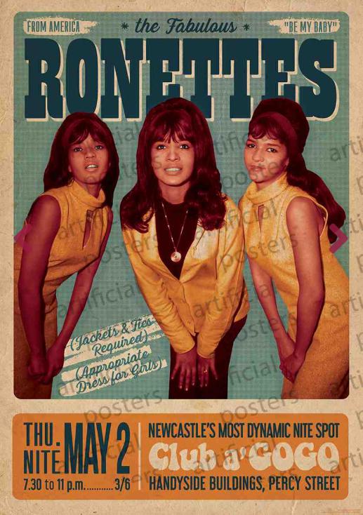 Ronettes – Blue Dog Posters