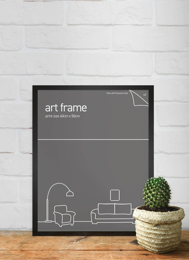 Classic Frame 40x50cm Black – Blue Dog Posters