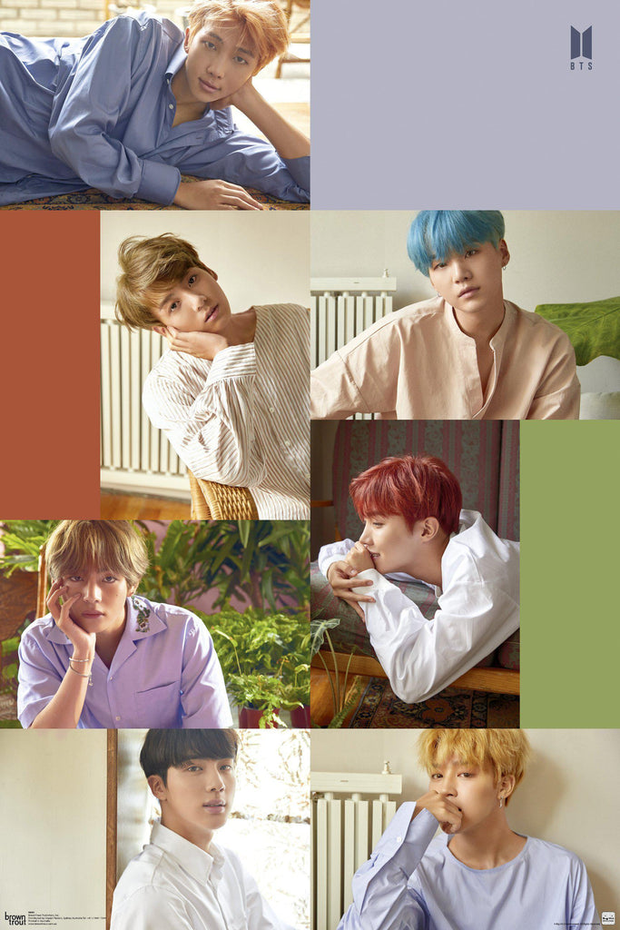 BTS - Group – Blue Dog Posters