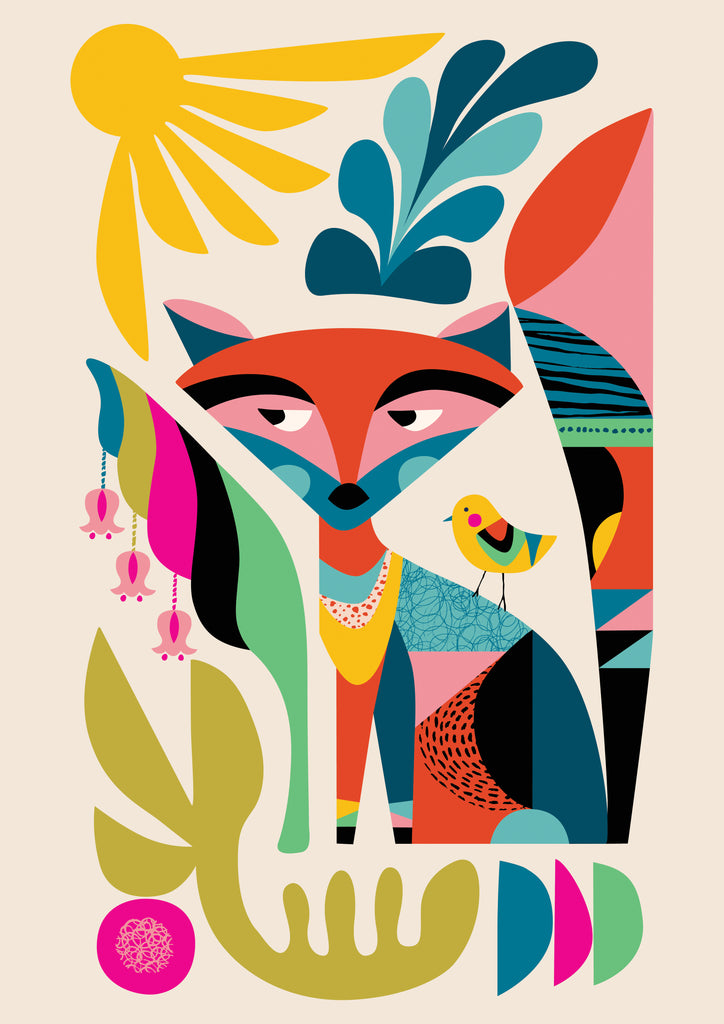 Fox by Rachel Lee – Blue Dog Posters