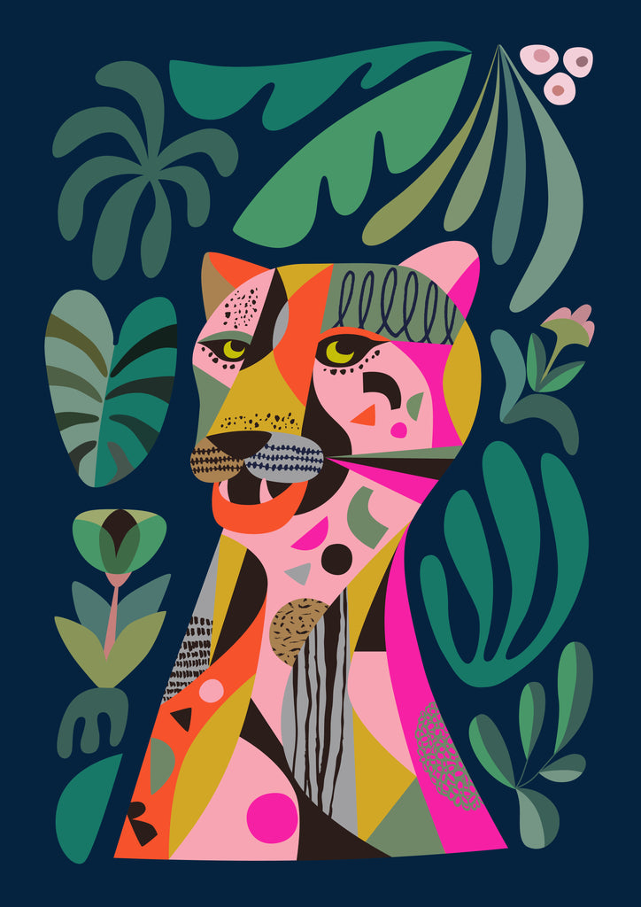 Leopard by Rachel Lee – Blue Dog Posters