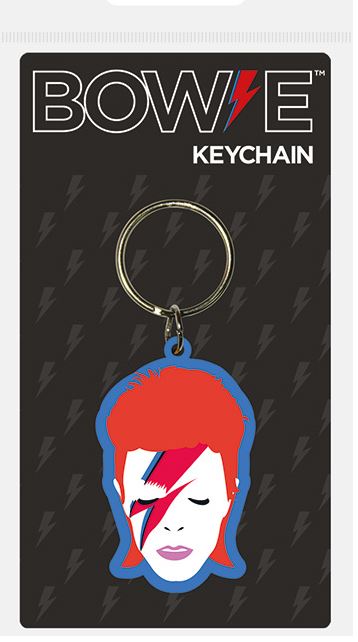 David Bowie Rubber Key Chain – Blue Dog Posters