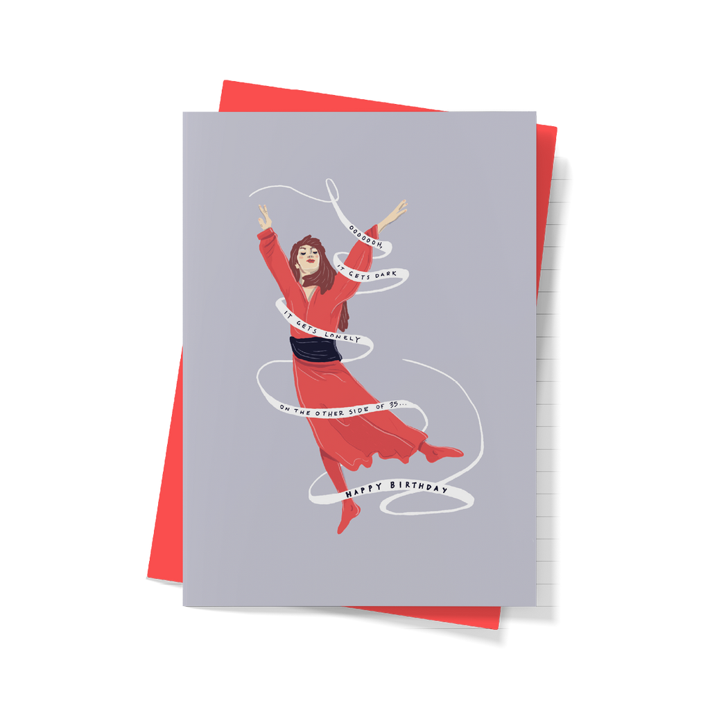 Greeting Card - Kate Bush Birthday by Amy Blue – Blue Dog Posters