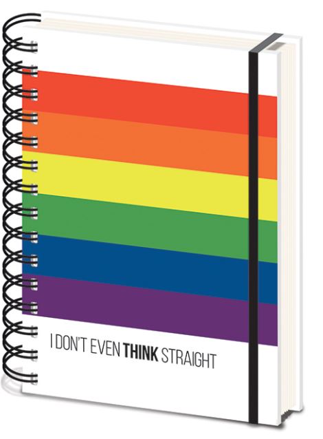 LGBT A5 Spiral Notebook – Blue Dog Posters