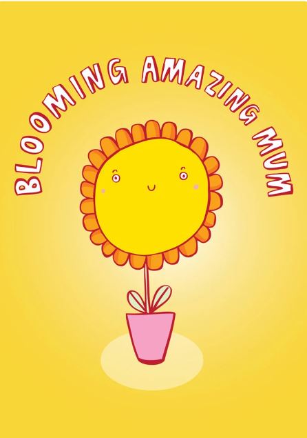 Blooming Amazing Mum Greeting Card – Blue Dog Posters