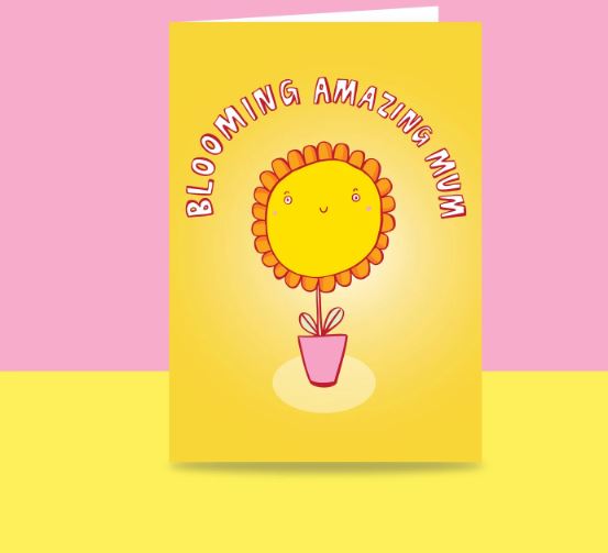 Blooming Amazing Mum Greeting Card – Blue Dog Posters