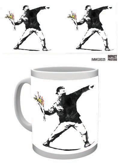 Banksy - Flower Bomber – Blue Dog Posters