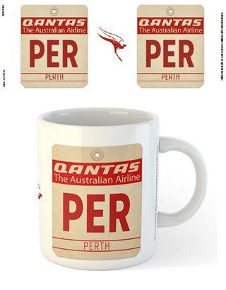 Qantas - PER Airport Code – Blue Dog Posters