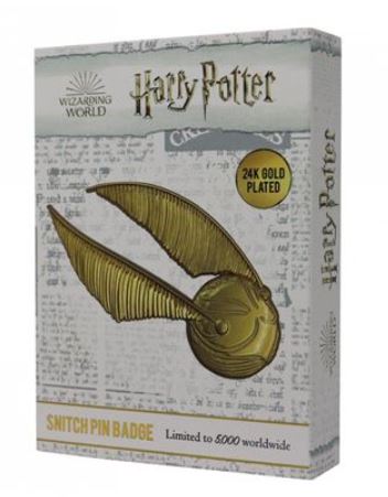 Harry Potter Ltd Edn Snitch Pin Badge – Blue Dog Posters