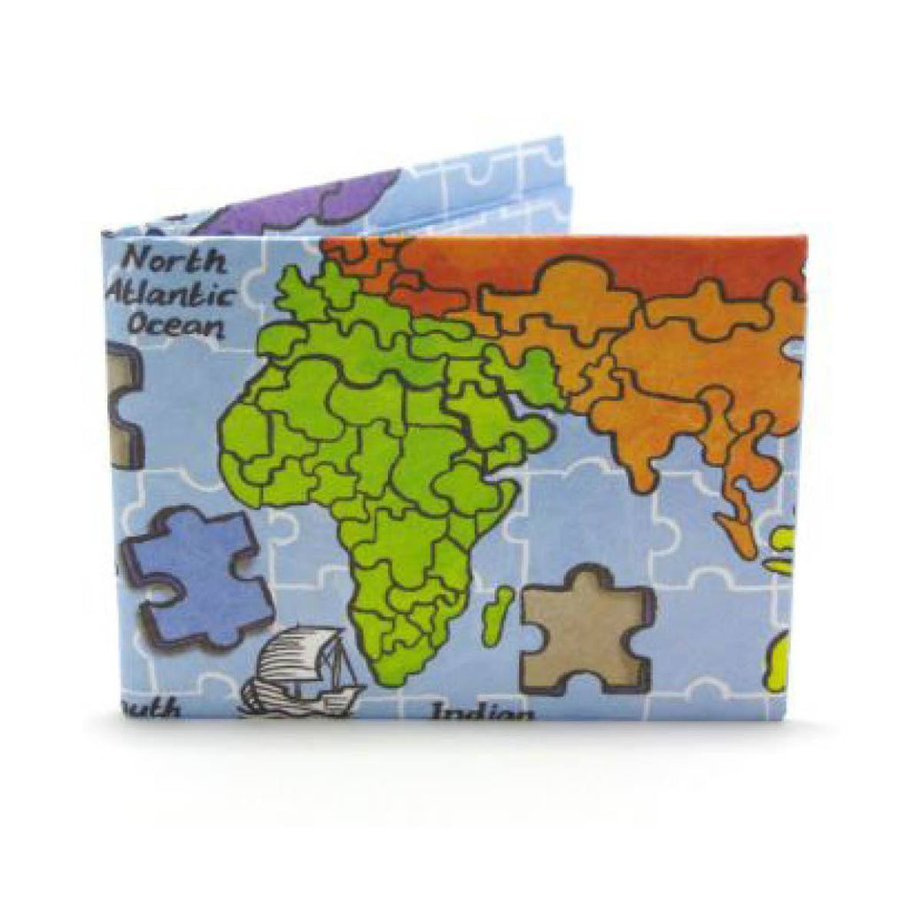 Wow Wallet - Puzzle Map – Blue Dog Posters